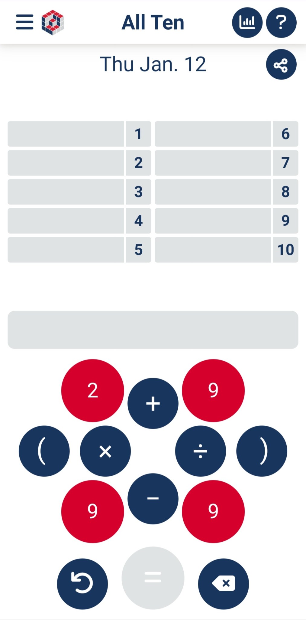 All Ten – a great starter for your math class – JoAnn Sandford Math